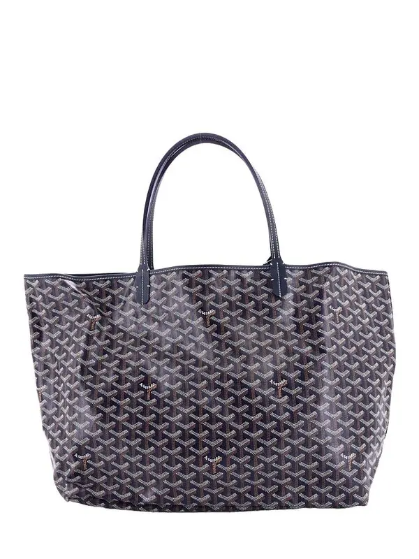 Goyard Gm Saint Louis Tote Coated Canvas - Blue