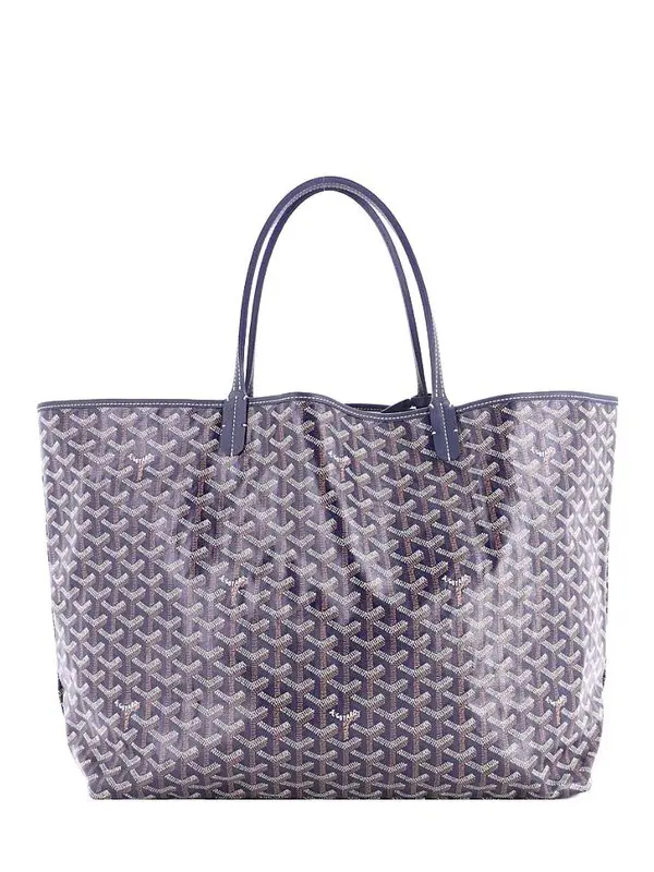Goyard Gm Saint Louis Tote Coated Canvas - Blue