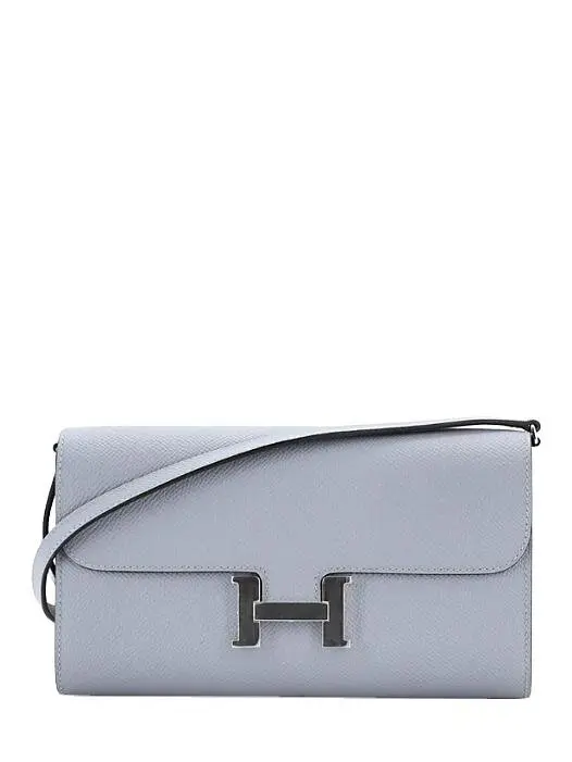Hermès Constance To Go Wallet Epsom - Gray