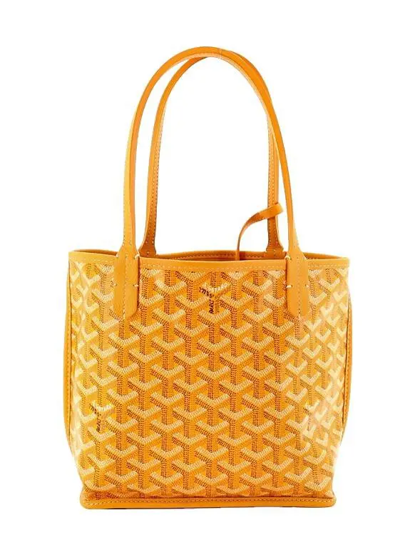 Goyard Anjou Reversible Tote Coated Canvas - Yellow