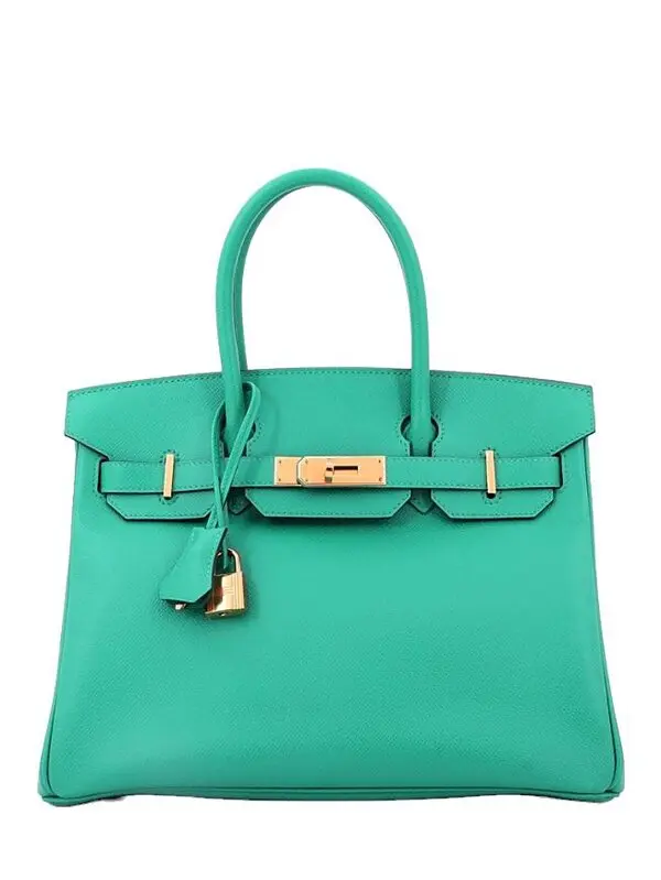 Hermès Birkin 30 Handbag - Vert Verone