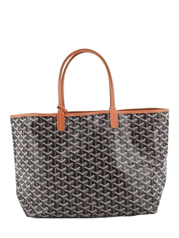 GOYARD Saint Louis Pm Tote Coated Canvas - Brown