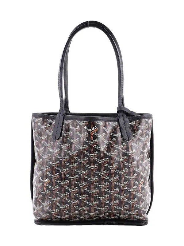 Goyard Anjou Reversible Tote Coated Canvas - Black