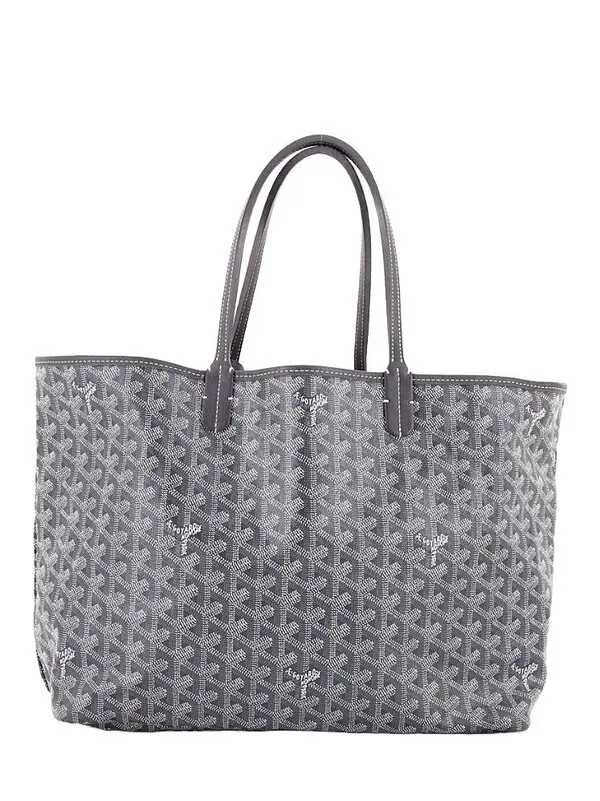Goyard Saint Louis Pm Tote Coated Canvas - Gray
