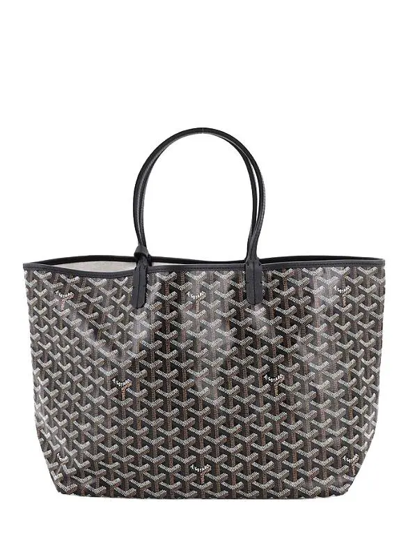 Goyard Pm Saint Louis Tote Coated Canvas - Black