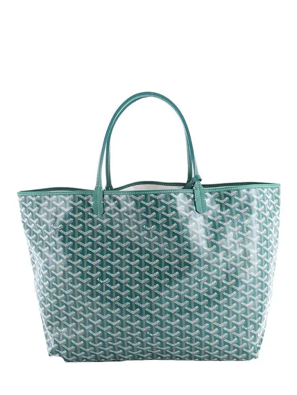 Goyard Gm Saint Louis Tote Coated Canvas - Green
