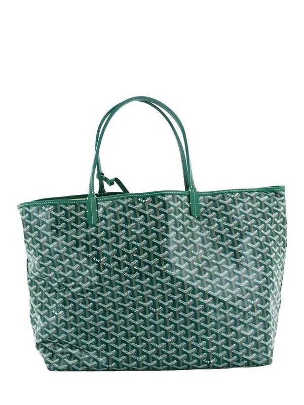 Goyard Gm Saint Louis Tote Coated Canvas - Green