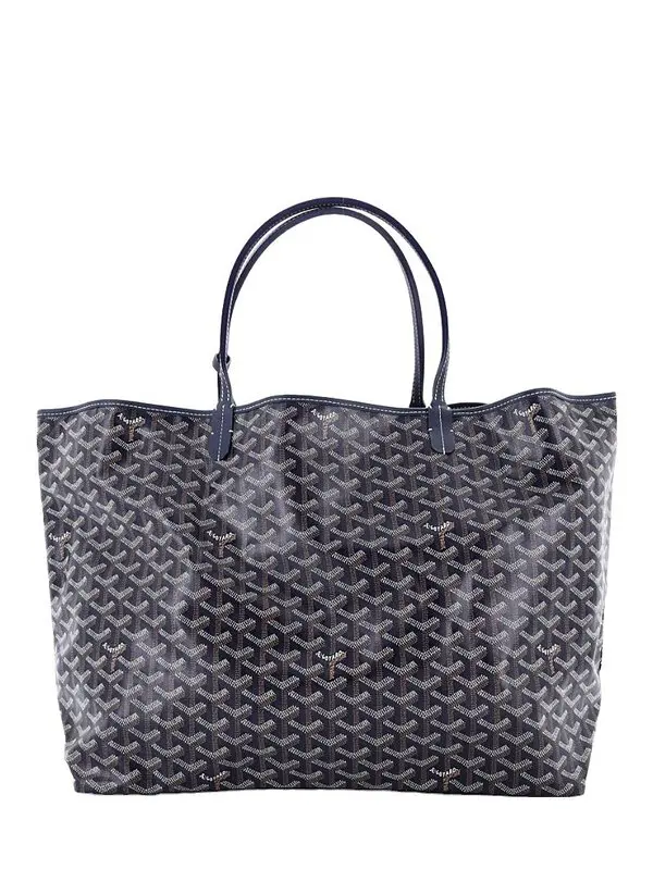 Goyard Gm Saint Louis Tote Coated Canvas - Blue