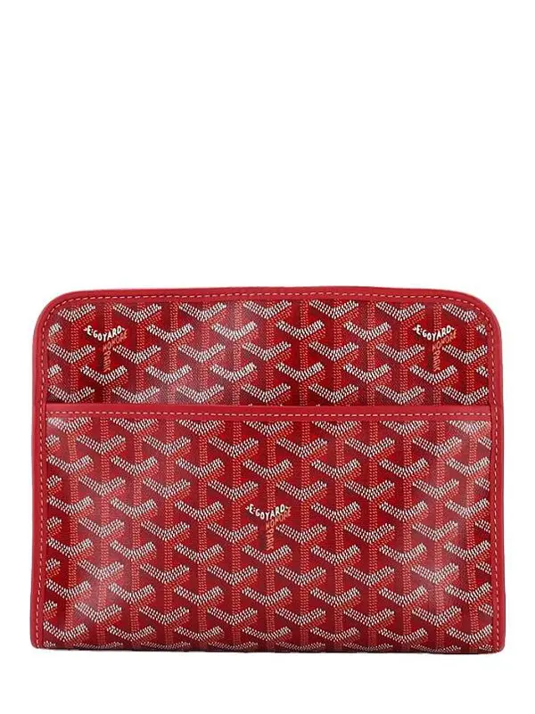 Goyard Mm Jouvence Toiletry Pouch Coated Canvas - Red