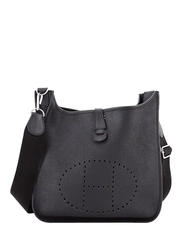 Hermès Pm Evelyne Bag Gen Iii Clemence - Black