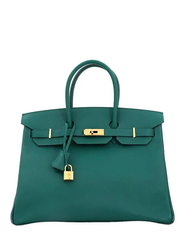 Hermès Birkin 35 Handbag - Malachite