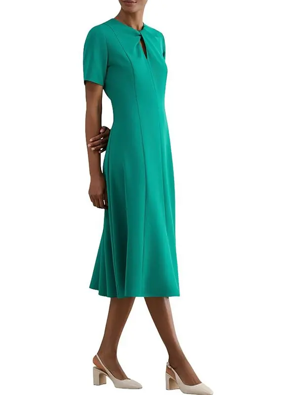 HOBBS LONDON Ariela Midi Dress - Meadow Green