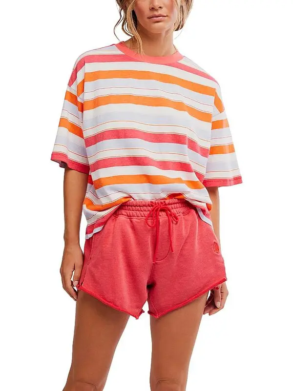 Free People Knockout Shorts - Grapefruit