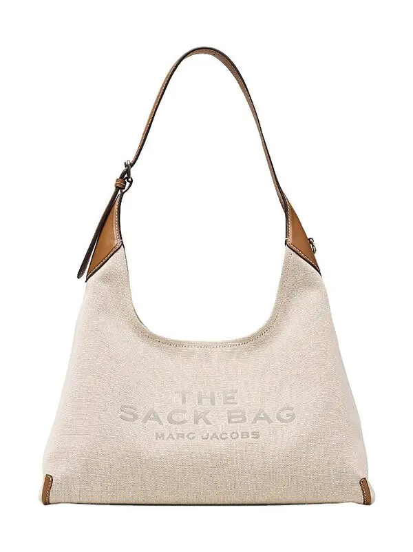 Marc Jacobs The Sack Belted Canvas & Leather Bag - Beige/argan Oil