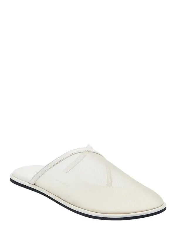 MARC FISHER LTD. Larissa Slip-on Flat Mules - Ivory