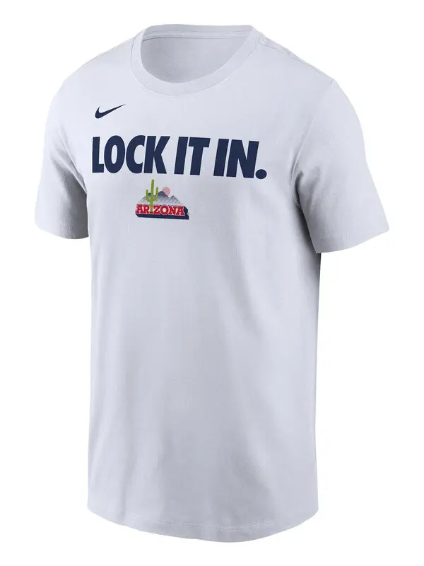 Nike Arizona 2026 On-court Bench Dri-fit College T-shirt - White