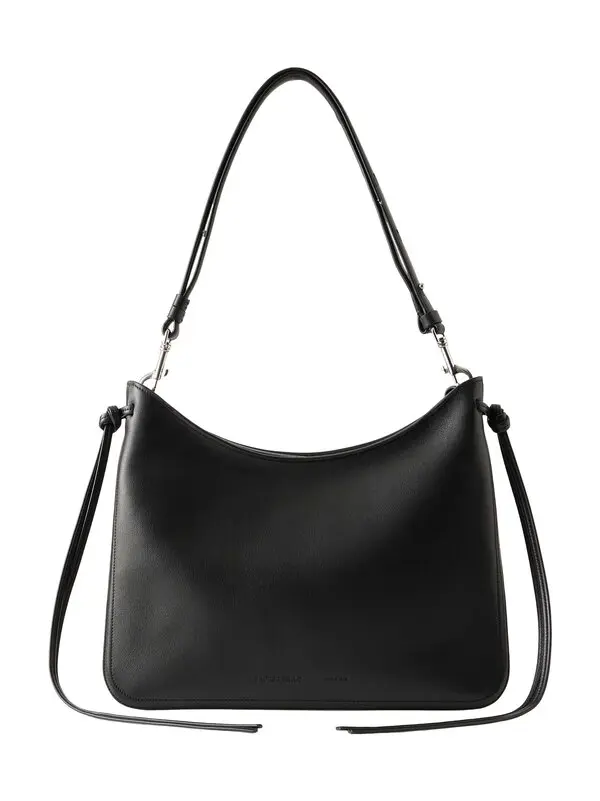 Phoebe Philo Gig Leather Shoulder Bag - Black