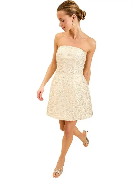 Mestiza New York Dottie Beaded Mini Dress - Red