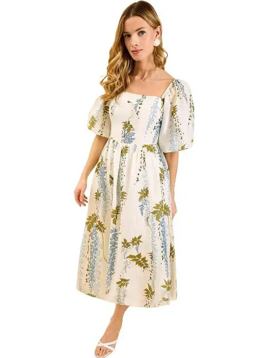 Mestiza New York Delphine Printed Midi Dress - Red