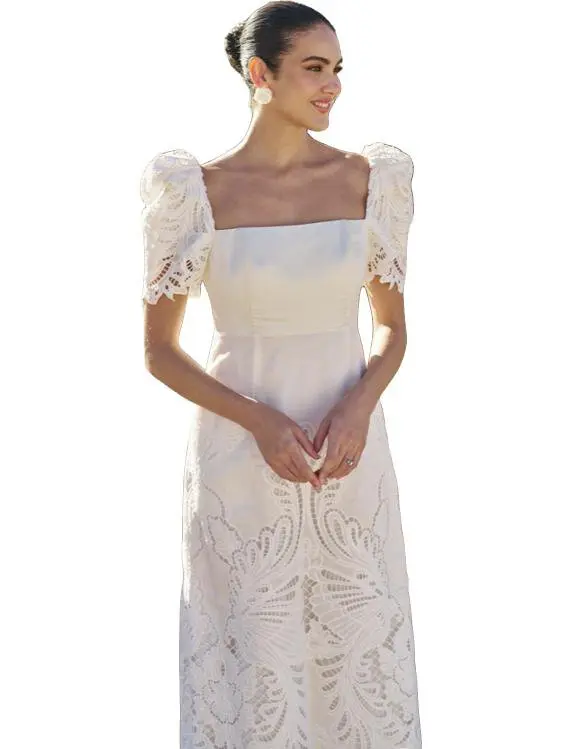 Mestiza New York Alessandra Terno Midi Dress - Neutral