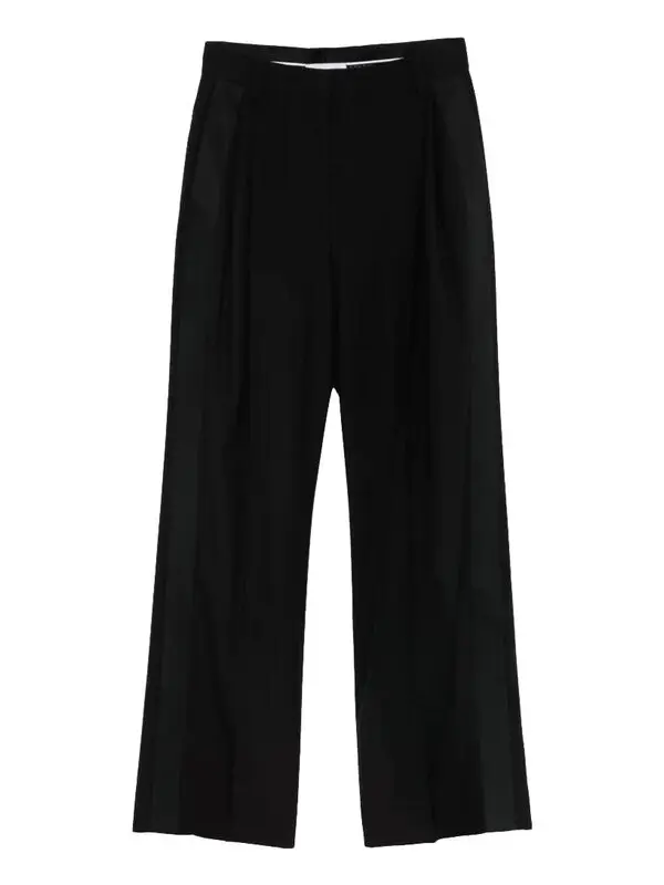 Stella McCartney Pleated Tailored Trousers - Black