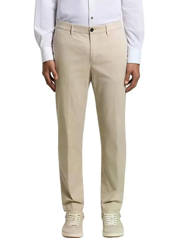 Peserico Button Tailored Trousers - Neutrals