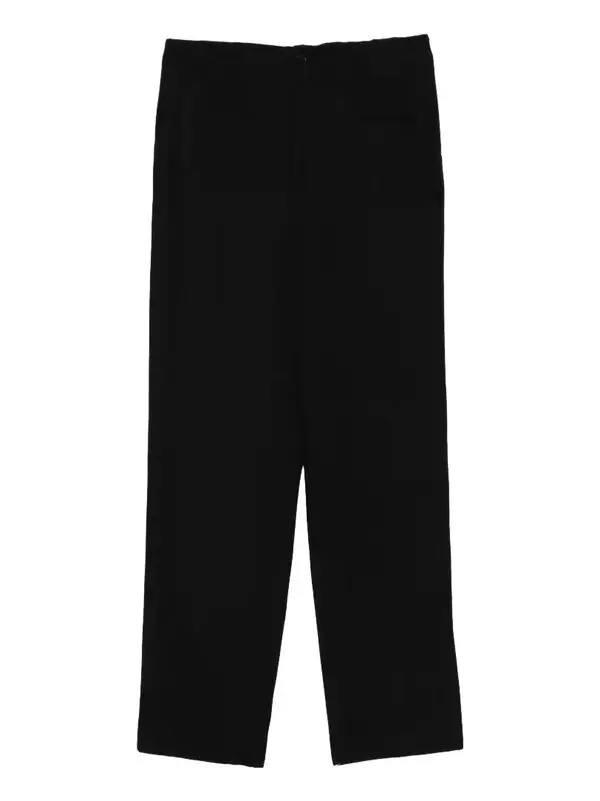 AGNES B. Straight-leg Trousers - Black