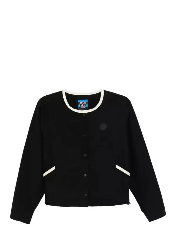 AGNES B. Cropped Jacket - Black