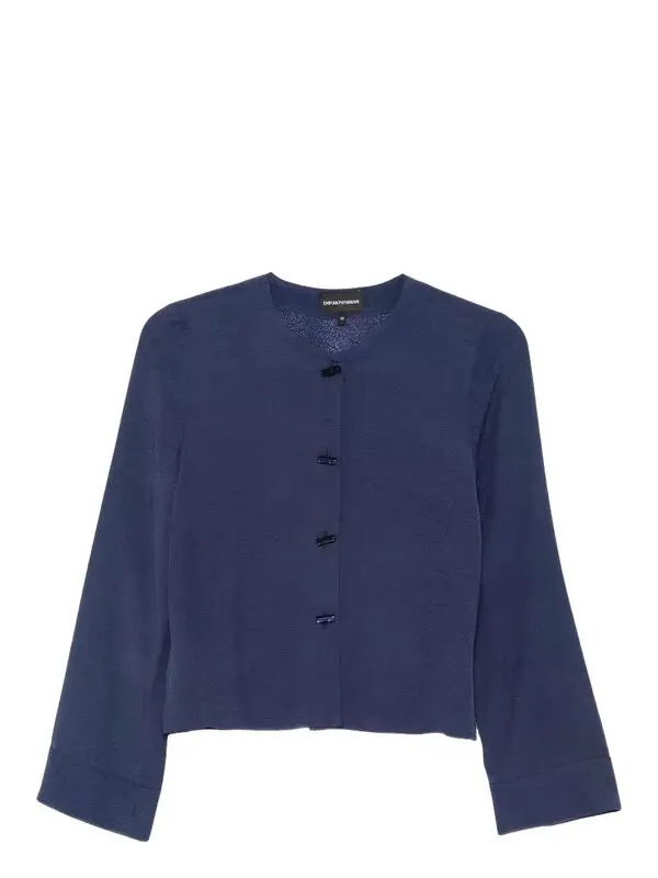 Emporio Armani Crew-neck Blouse - Blue