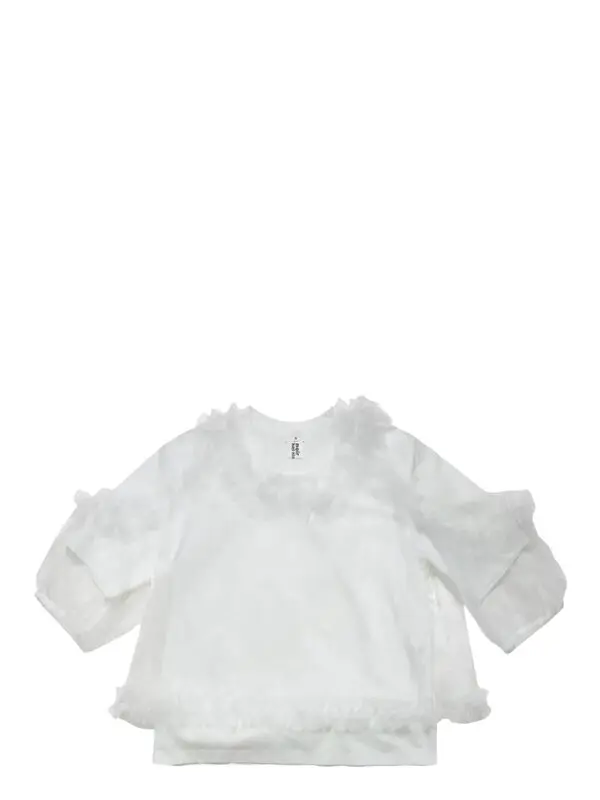 Noir Kei Ninomiya Ruffled Blouse - White