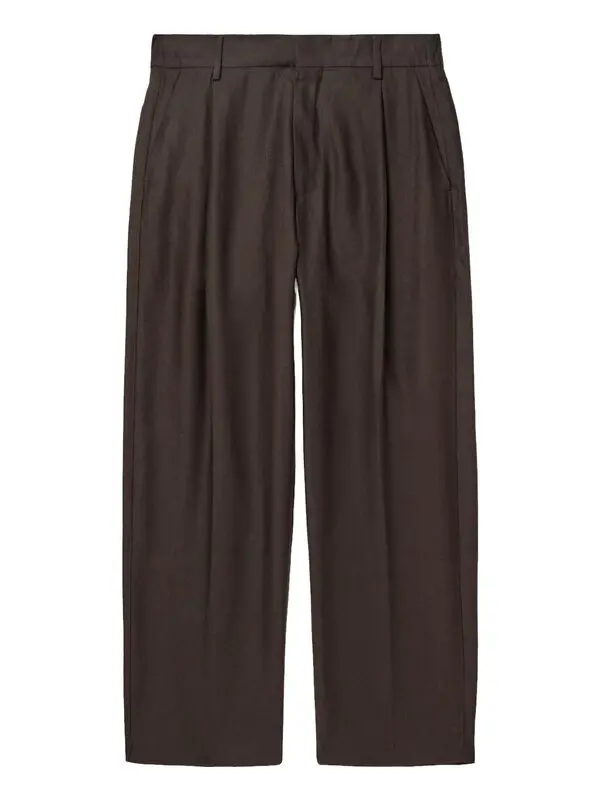 Nn07 Kay 1808 Straight-leg Trousers - Brown