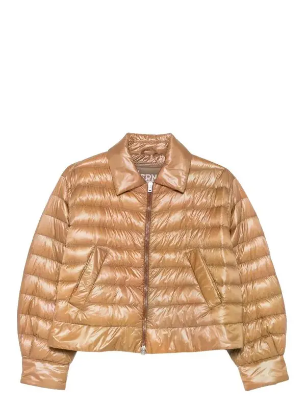 Herno Polo-collar Padded Jacket - Neutrals