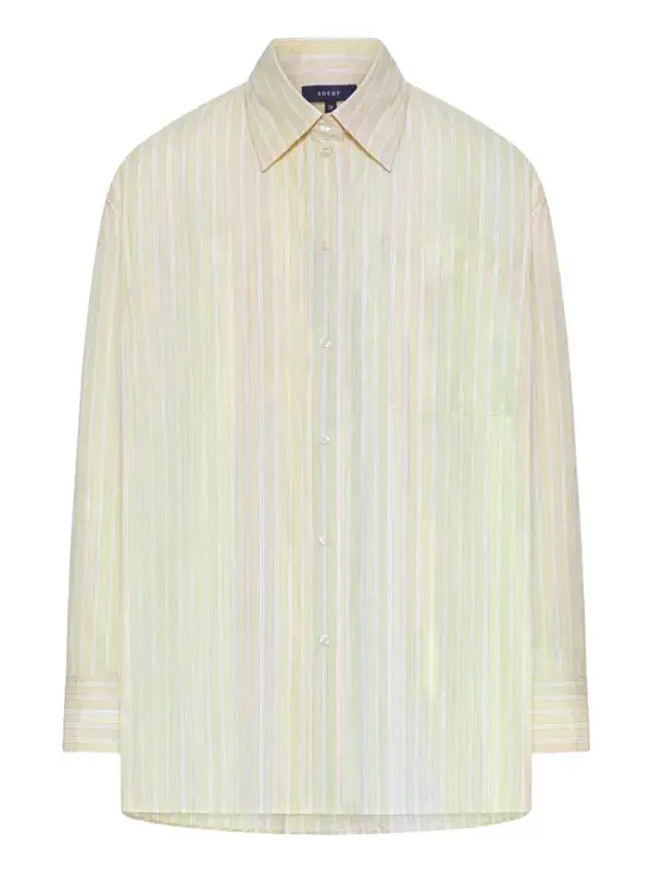 Soeur Carlotta Striped Shirt - Yellow