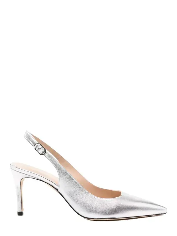 STUART WEITZMAN Slingback Pumps - Silver