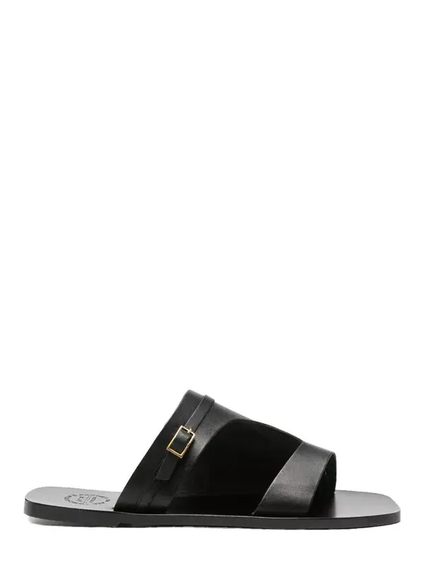 ATP ATELIER Varna Buckle-detail Sandals - Black