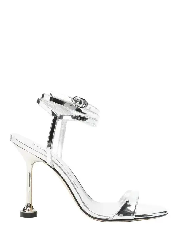 STUART WEITZMAN Nudistini Wrap Sandals - Silver