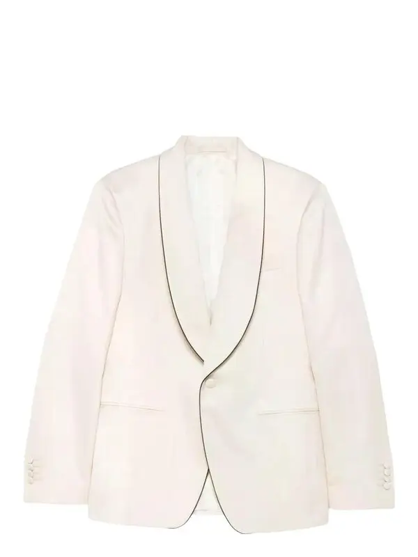 LARDINI Single-breasted Blazer - Neutrals
