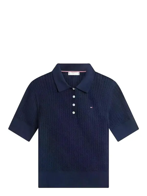 Tommy Hilfiger Short-sleeve Polo Top - Blue