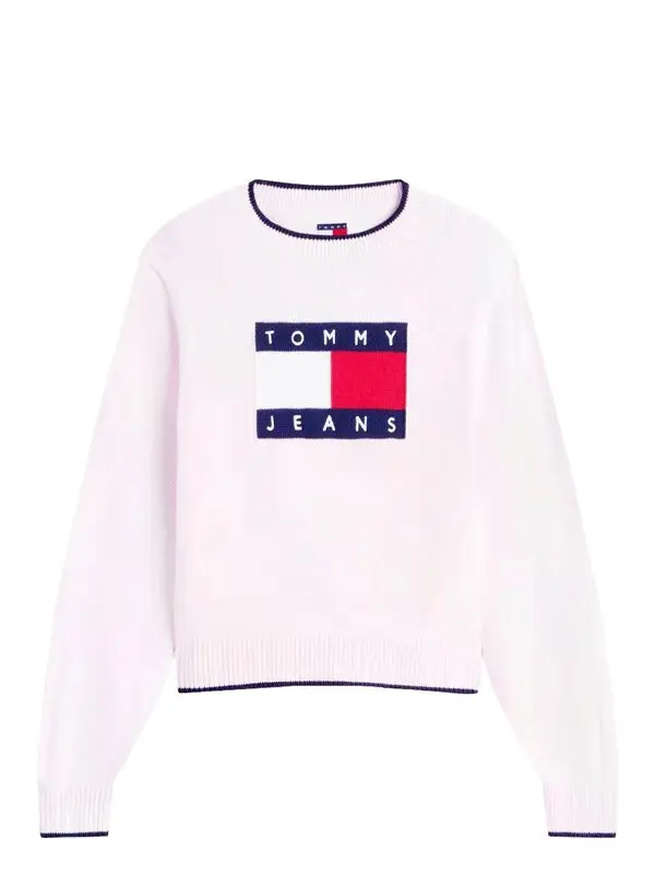 Tommy Hilfiger Logo-detail Sweater - Pink