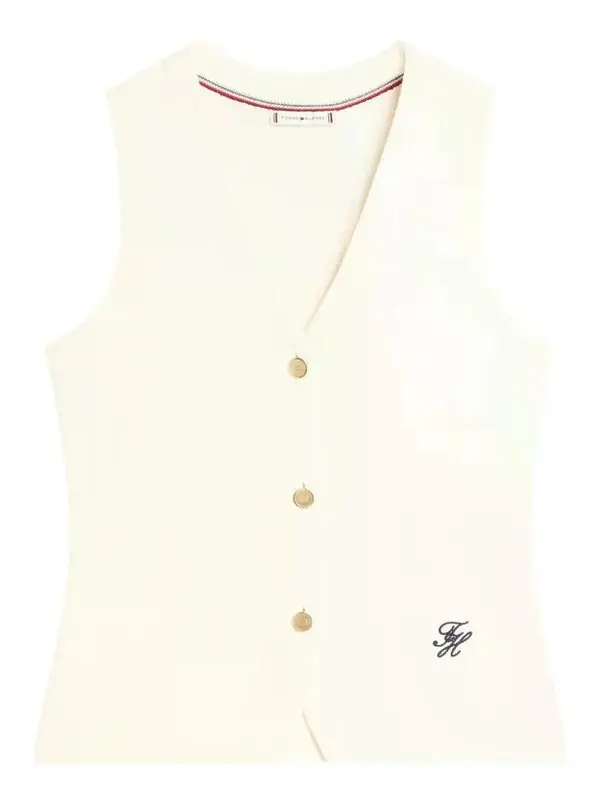 Tommy Hilfiger Buttoned Waistcoat - Neutrals