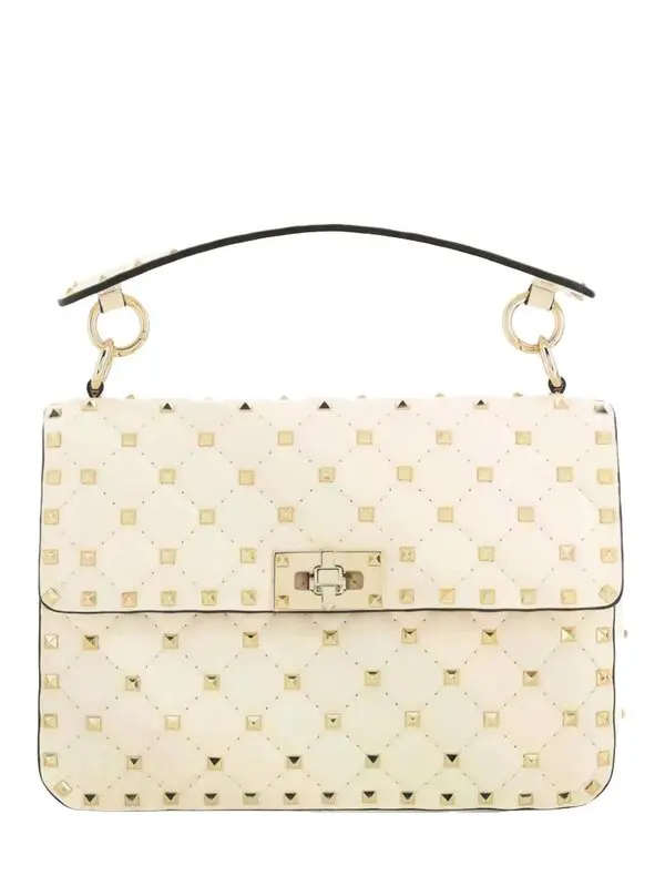 Valentino Garavani Rockstud Quilted Tote - Neutrals
