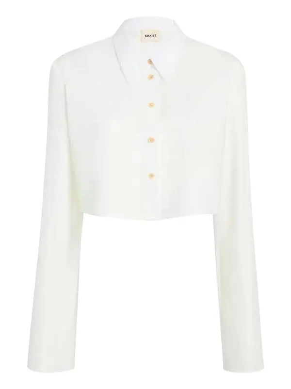 Khaite Fritz Button-up Shirt - White