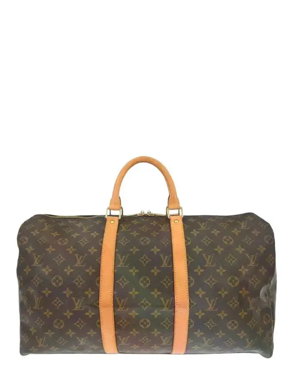 LOUIS VUITTON 1994 50 Keepall Monogram Holdall - Brown