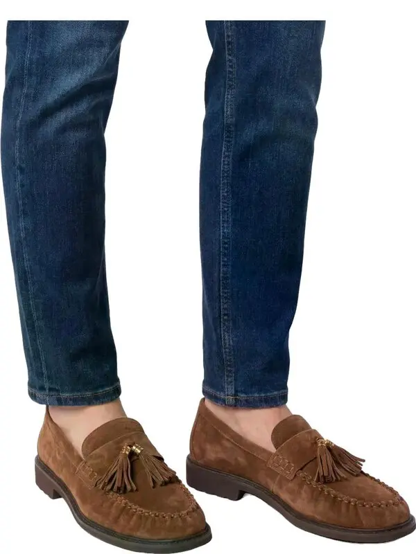 ADRIANNA FERETTI Tassel-detail Loafers - Brown