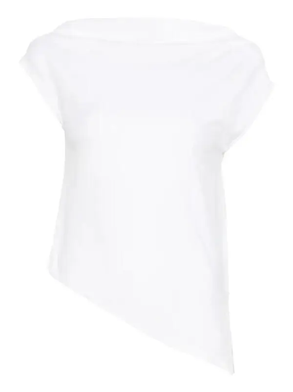 Alpha Studio Asymmetric Top - White