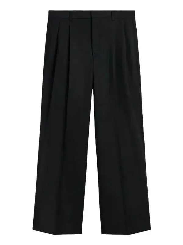SUNFLOWER Pleated Trousers - Black