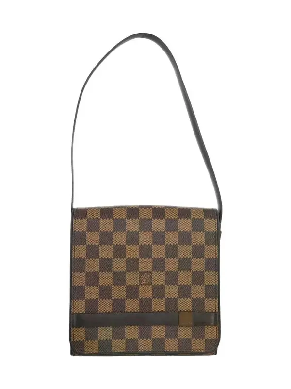 LOUIS VUITTON 2003 Mini Papillon Damier Ebene Shoulder Bag - Brown