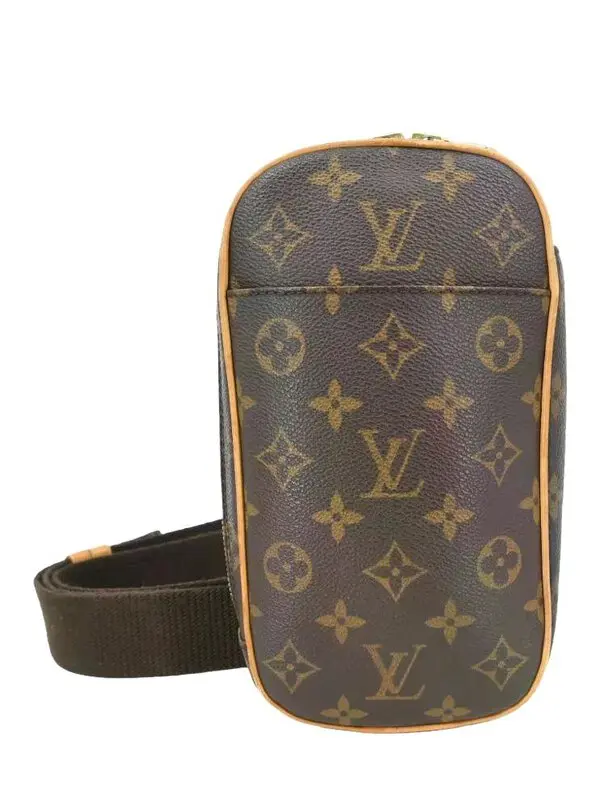 LOUIS VUITTON 2000 Monogram Bum Bag - Brown