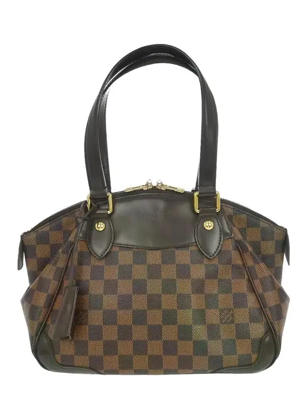 LOUIS VUITTON 2011 Verona Pm Damier Tote Bag - Brown