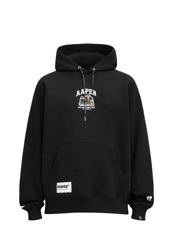 AAPE BY *A BATHING APE Drawstring Hoodie - Black